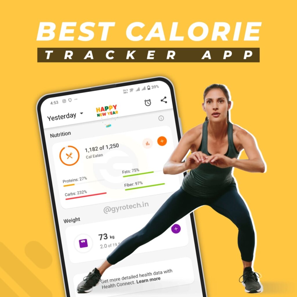 Best Body Calorie Tracker App For Android And IOS - GyroTech